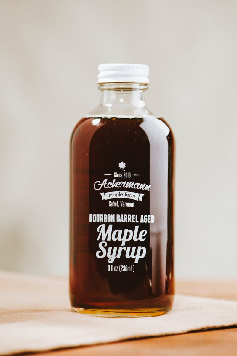 Bourbon Barrel Aged Maple Syrup – Ackermann Maple Farm