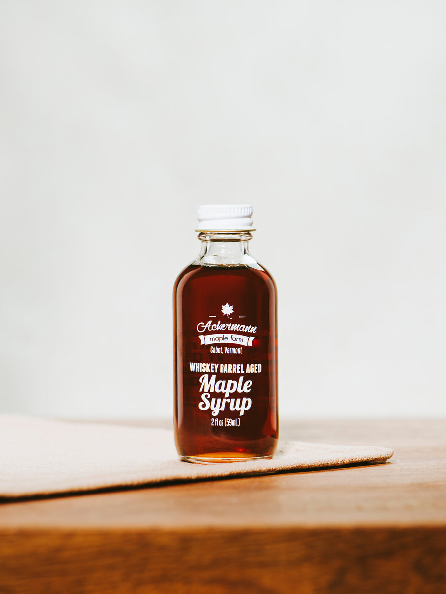 Whiskey Barrel Aged Maple Syrup – Ackermann Maple Farm