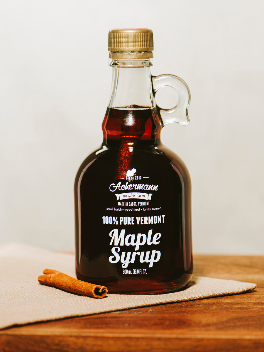 Cinnamon Infused Vermont Maple Syrup – Ackermann Maple Farm